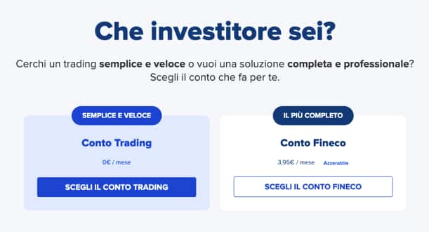 Come aprire un conto con Fineco: tipi di conto trading e costi - Rankia ...